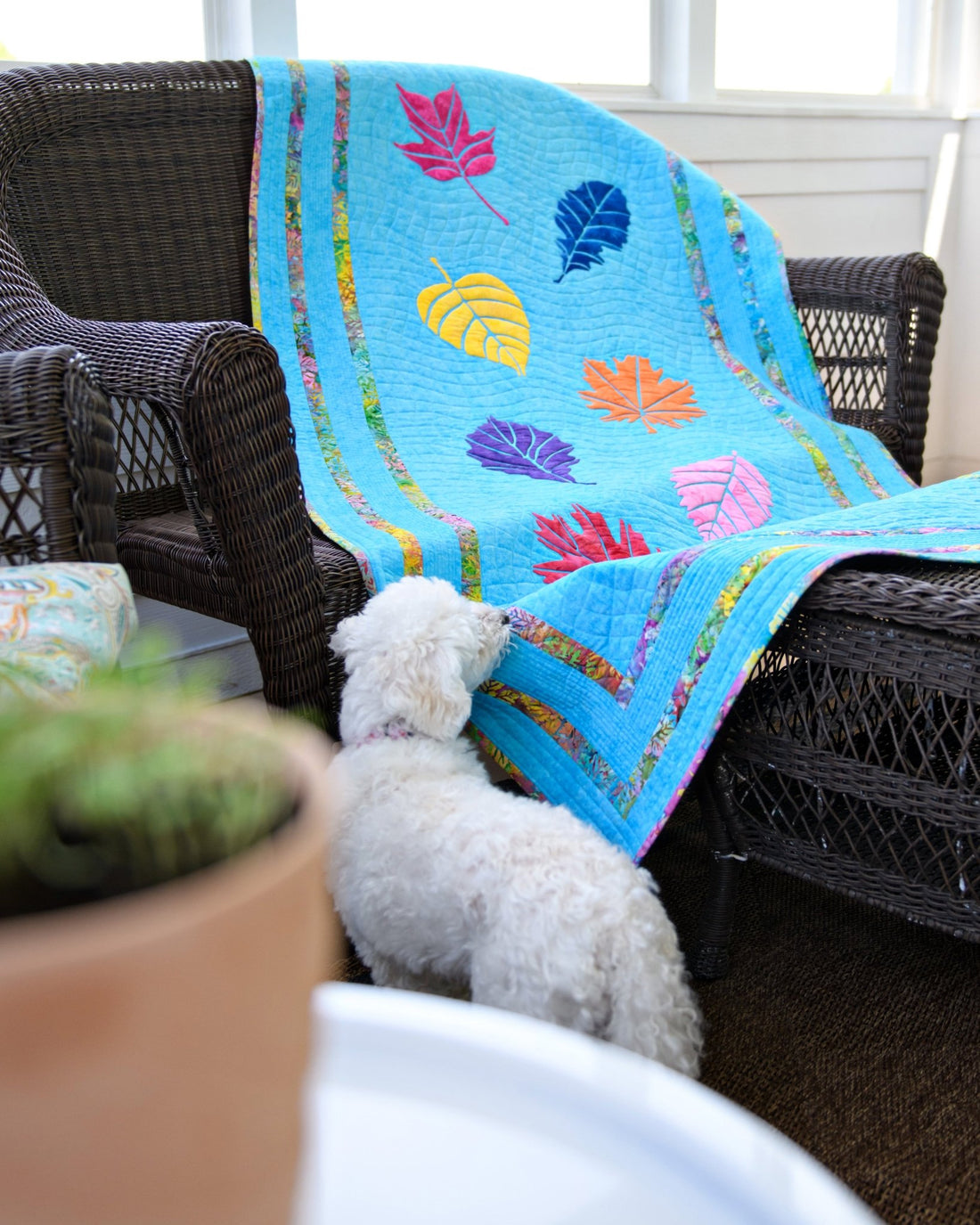 Leaf Appliqué Quilt Pattern – Sewforever