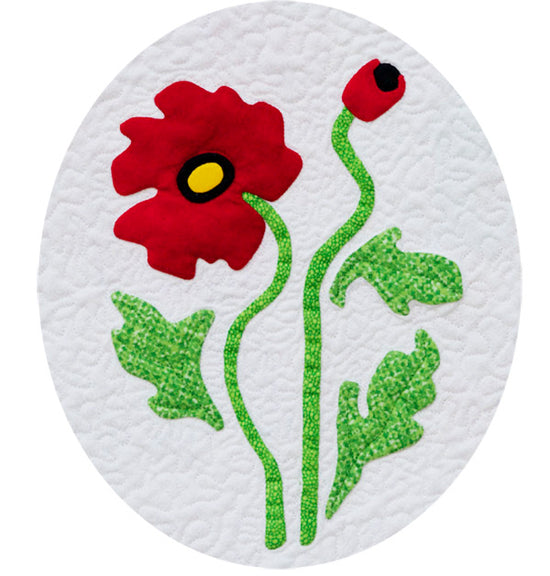 Sew Simple Poppy Appliqué Pattern (PDF) – Sewforever