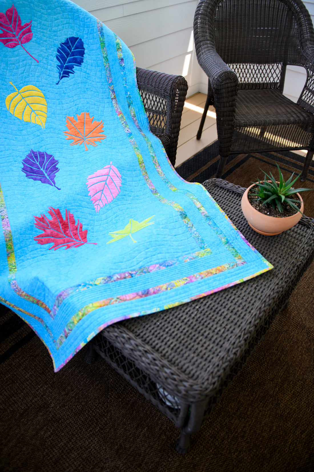 Leaf Appliqué Quilt Pattern – Sewforever